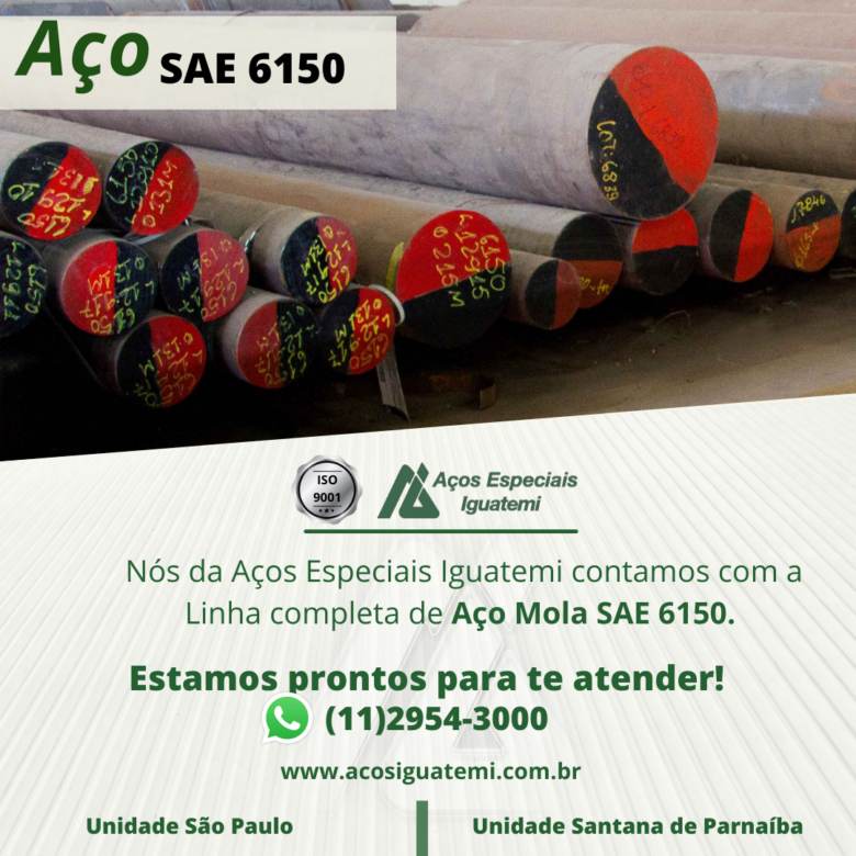 Linha Completa de SAE 6150 - Aços Iguatemi